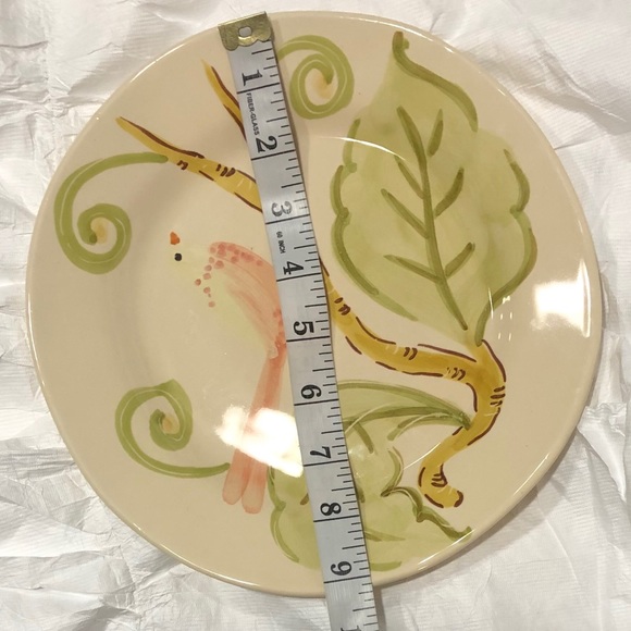 Vietri | Dining | Vietri Made In Italy 9 Red Bird Plate | Poshmark